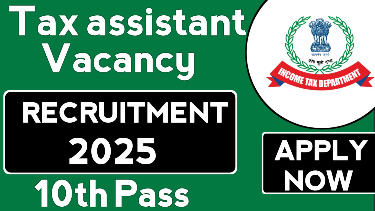 Tax Assistant Recruitment 2025 – NAUKRILIVE
