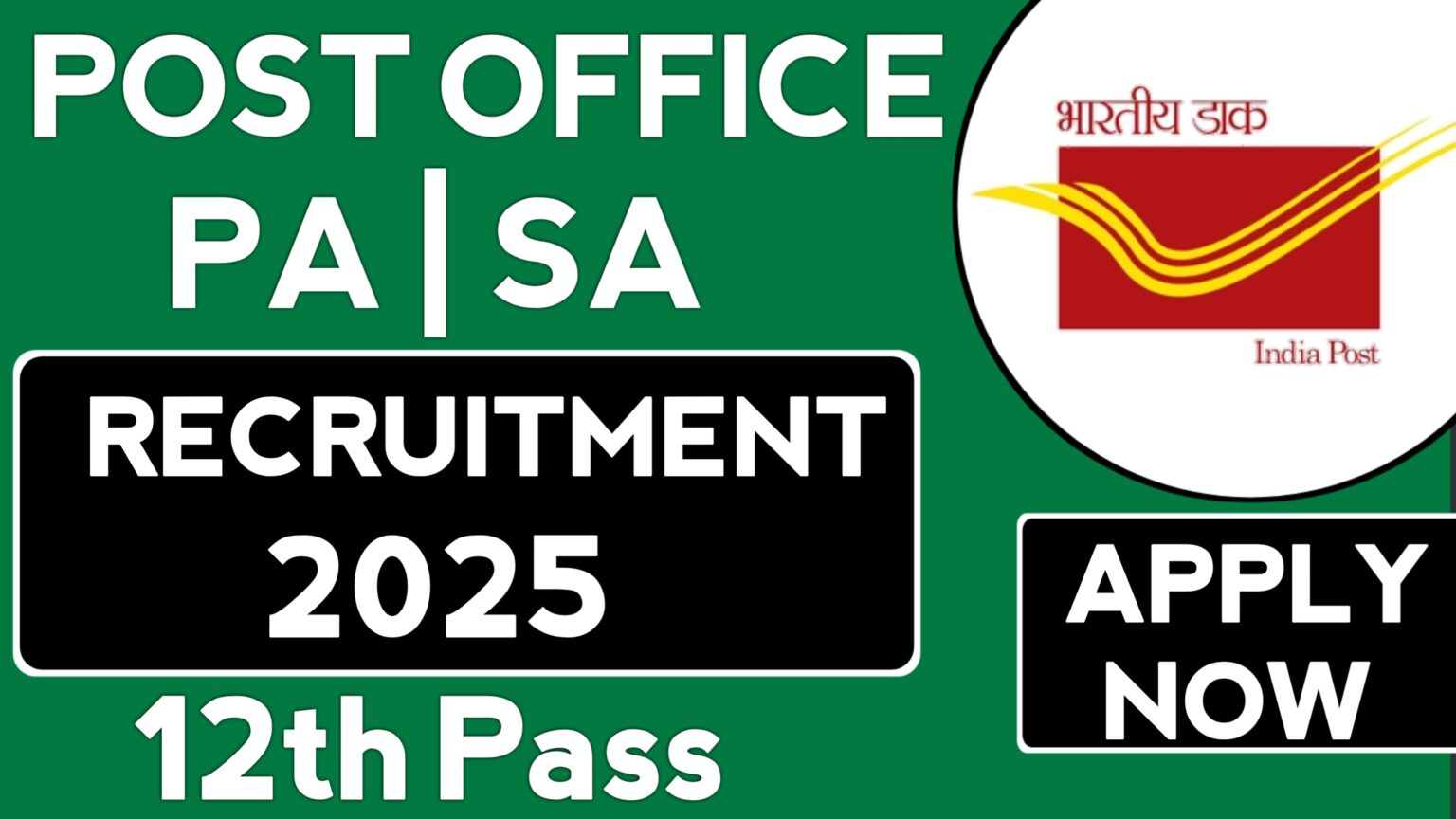 Postal Circle Recruitment 2025 – Apply Offline for Postal Assistants ...