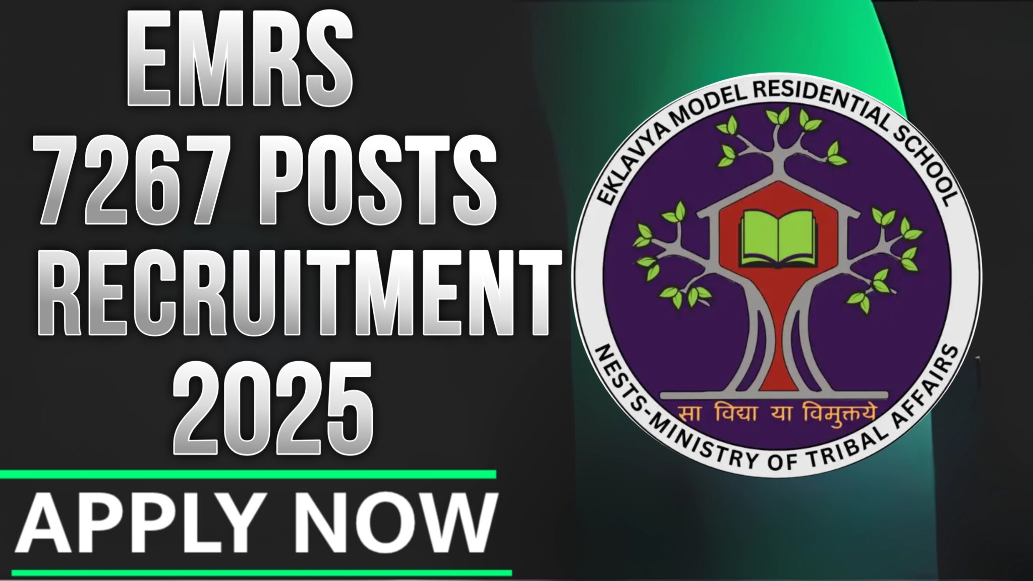 Emrs Teaching Non Teaching Recruitment 2025 Notification Out For