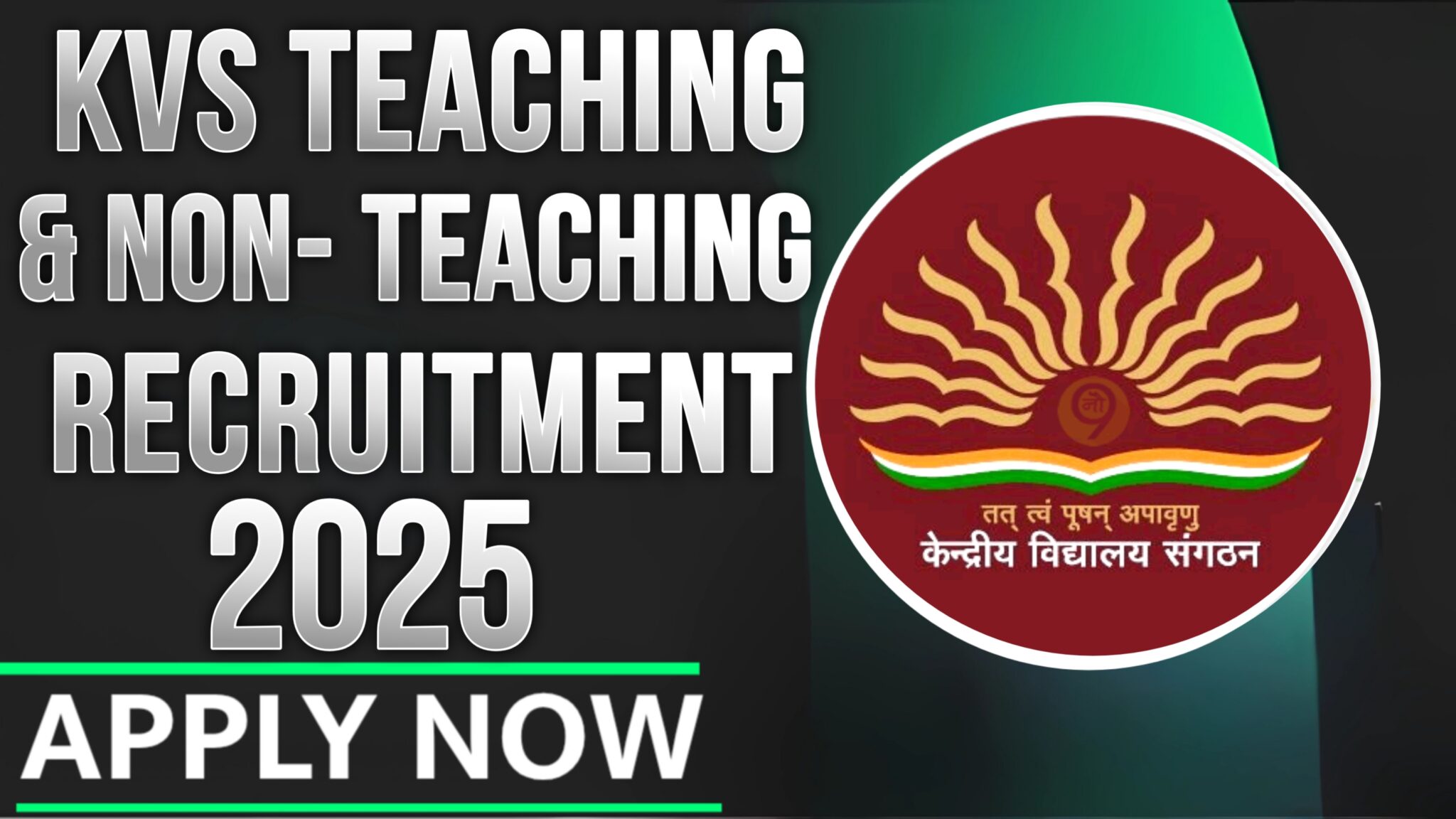 KVS NVS Vacancy 2025 Various Teaching and Non-Teaching Posts – Apply ...